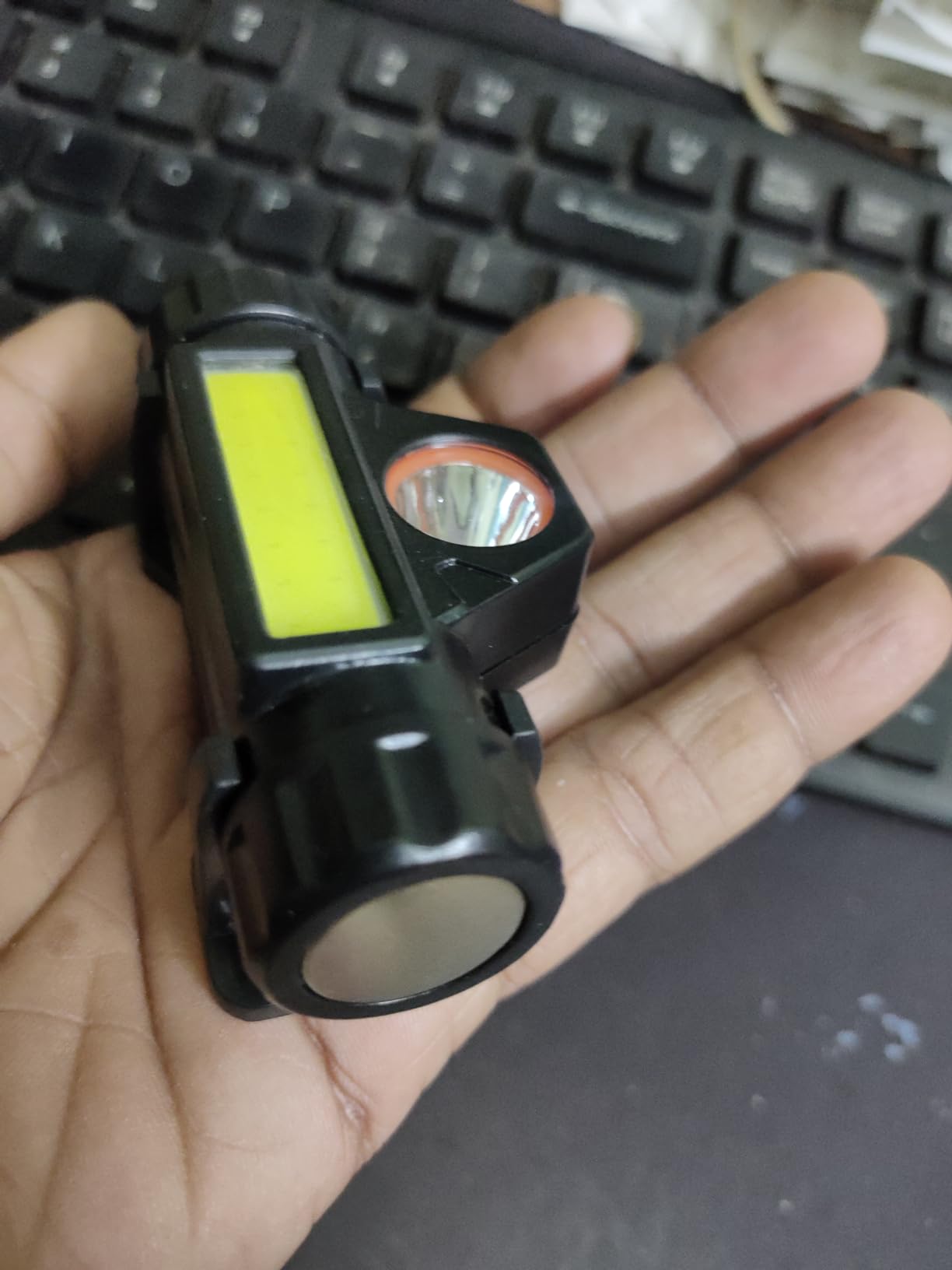 Eis Metal Headlamp USB Rechargeable, Waterproof Headlight Flashlight ...