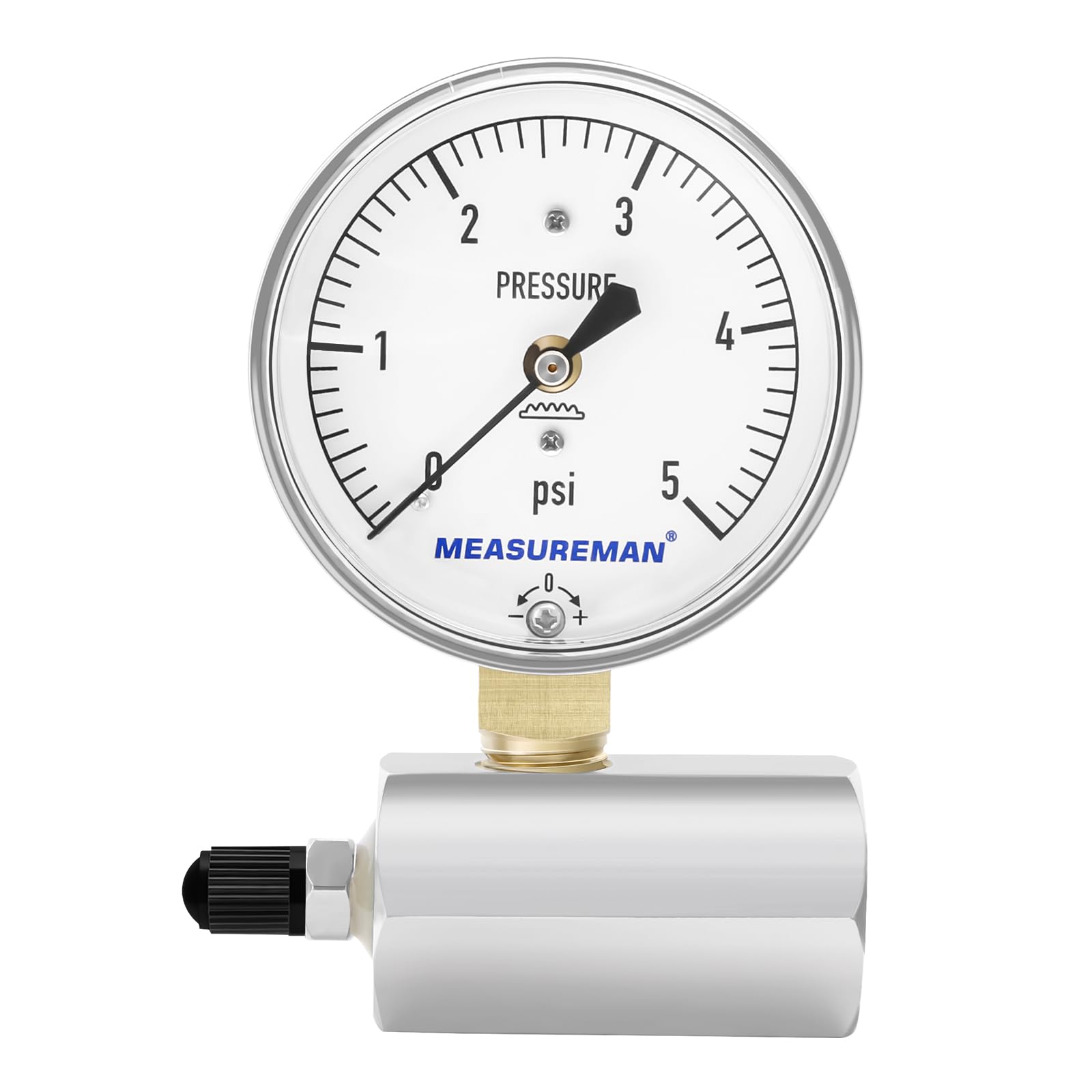 Snapklik.com : MEASUREMAN Diaphragm Type Capsule Low Pressure Gauge