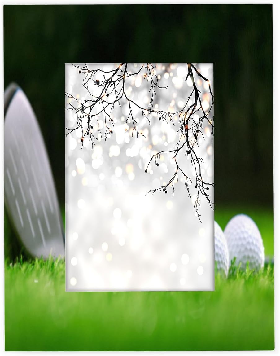 Amazon.com - Sport Golf Ball Theme 11x14 Picture Frame Wooden Frame for ...