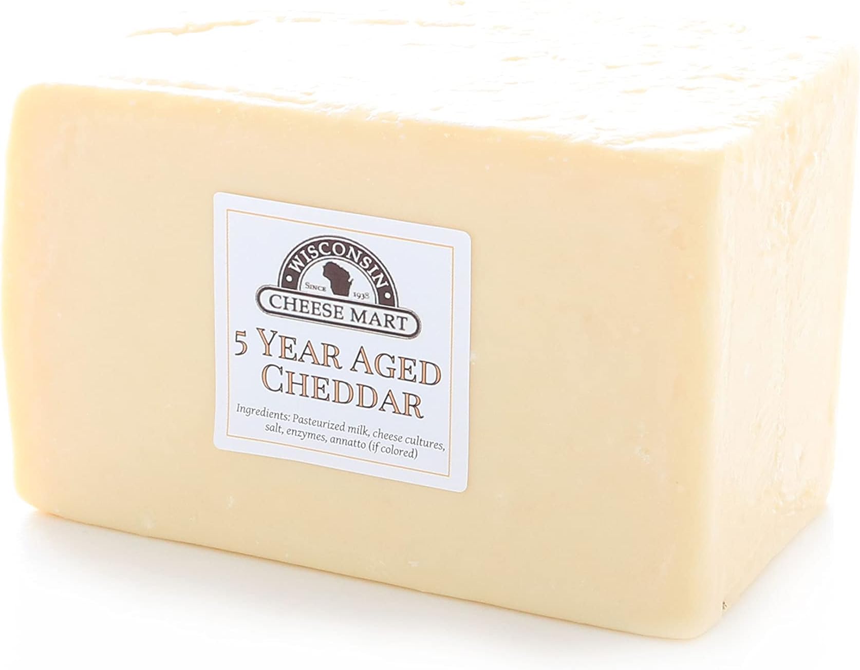 Amazon.com: White Cooper Brand: Sharp American Cheese. 1/2 block. 2.25 ...