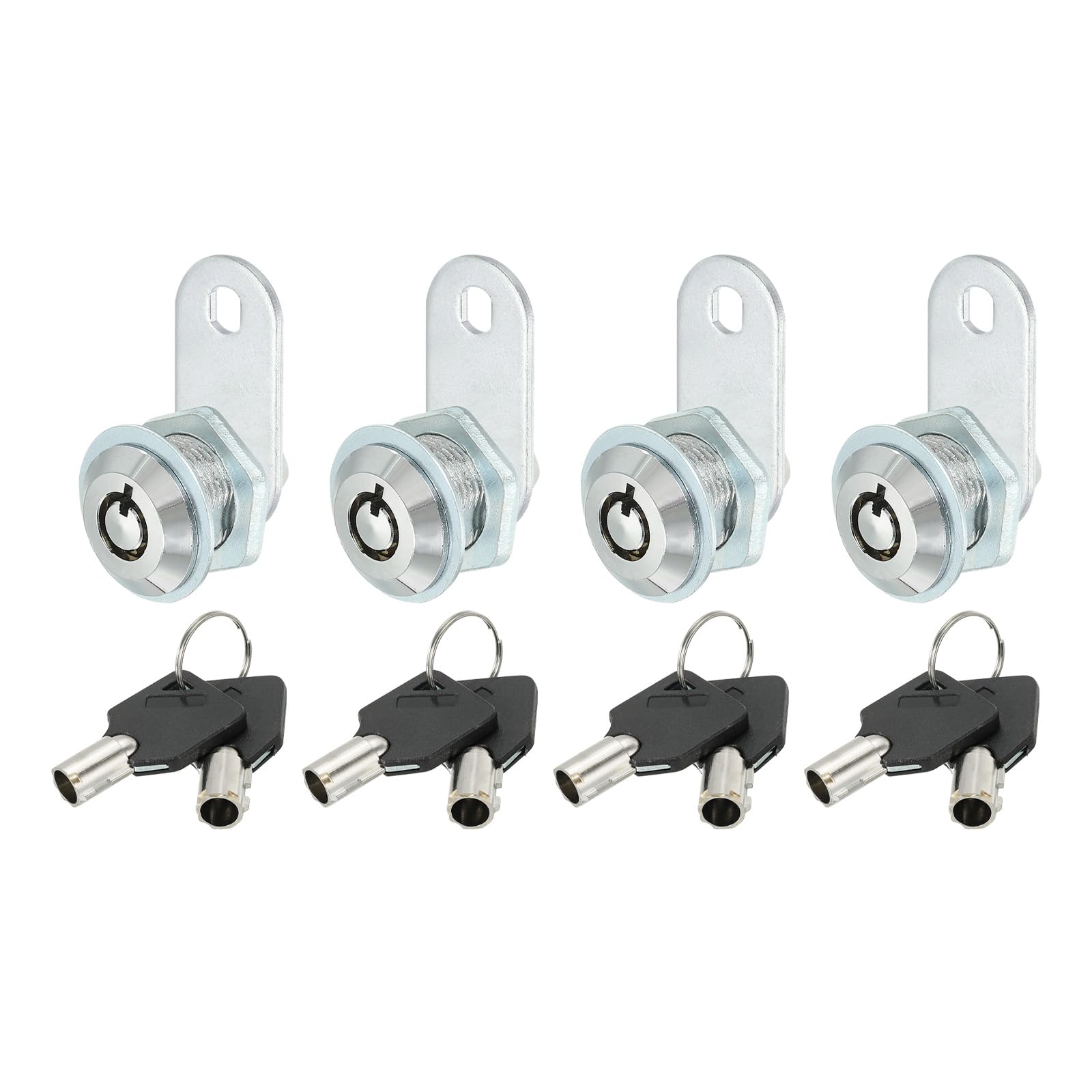 PATIKIL Cabinet Cam Lock with Key, 4 Pack 5/8"(16mm) Keyed Alike Cam ...