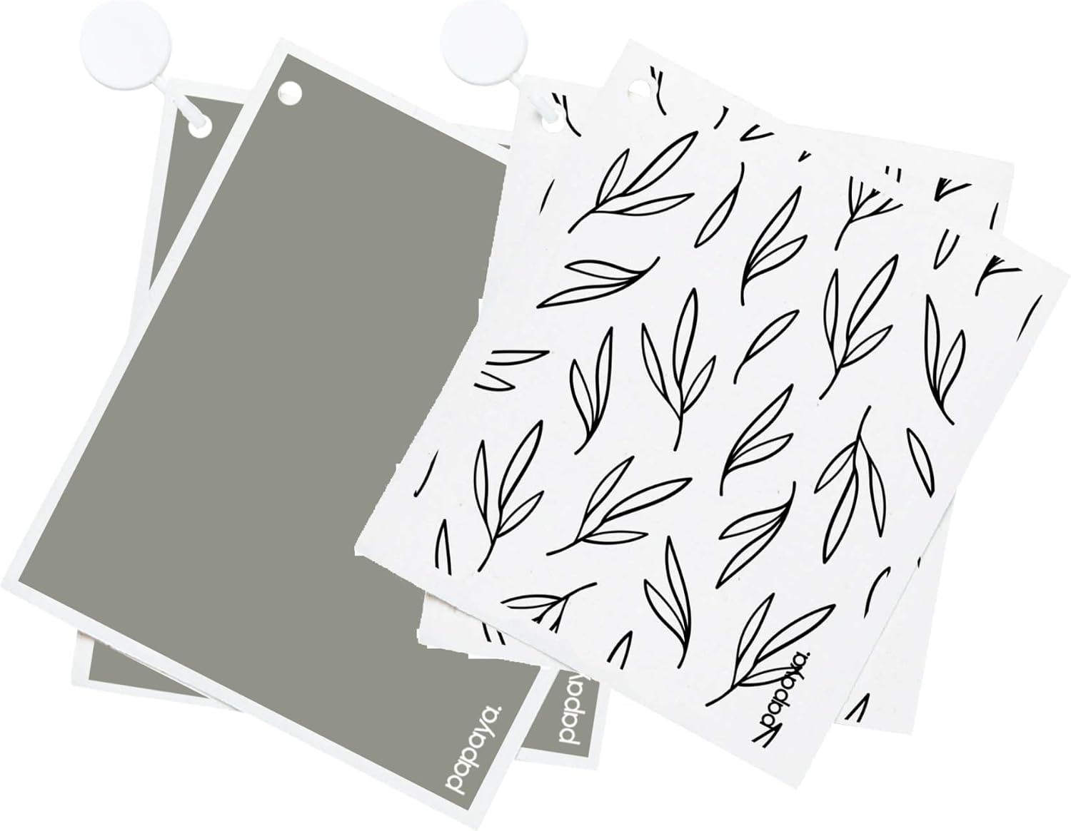 Amazon.com: Papaya Reusable Paper Towels Bundle 4-Pack - 4 Sheets + 2 ...