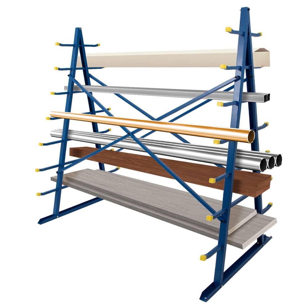 Amazon.com: Yeeoy Steel Horizontal Storage Rack, 7 Tier Detachable ...