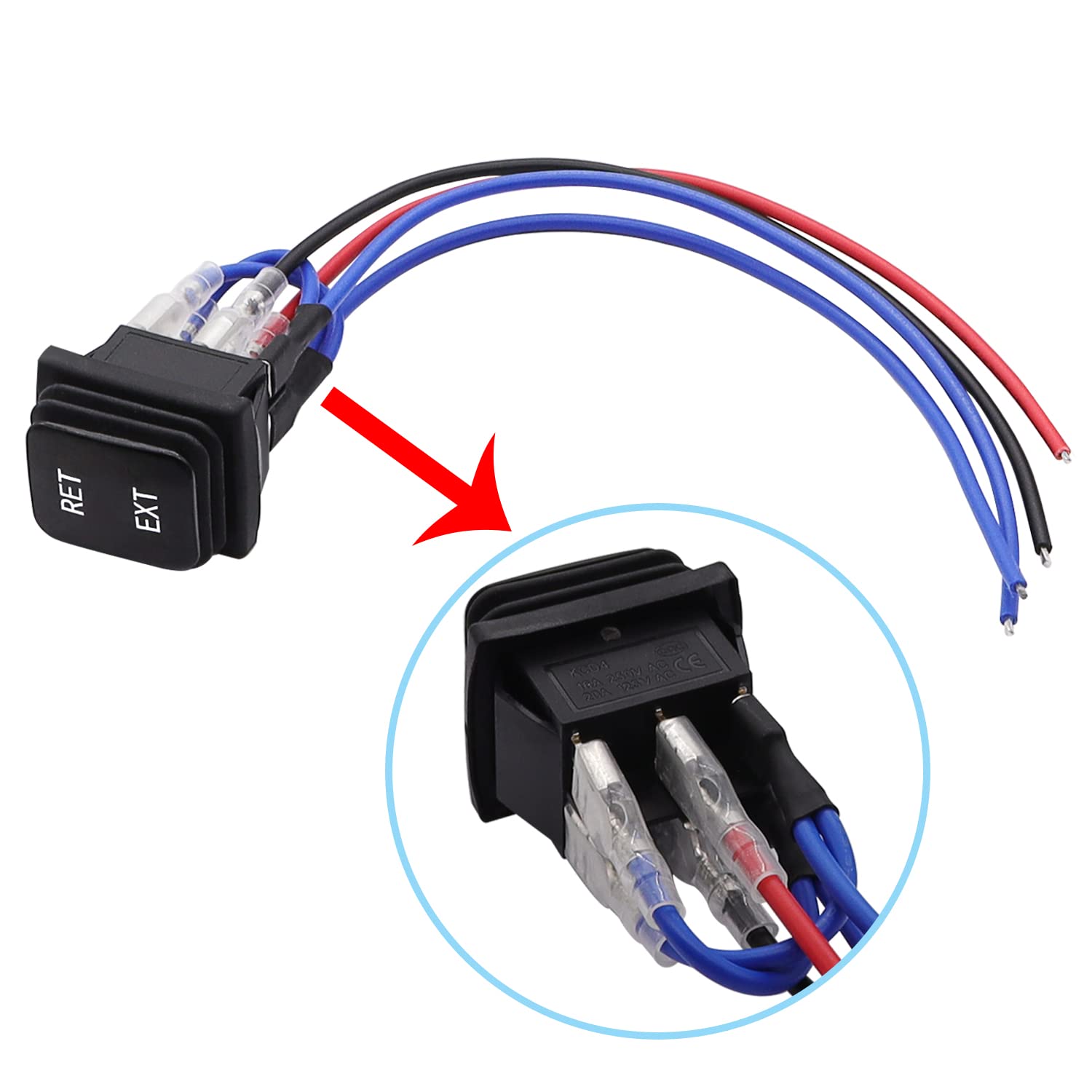 Snapklik.com : TWTADE Momentary Waterproof Reverse Polarity Switch 6 ...