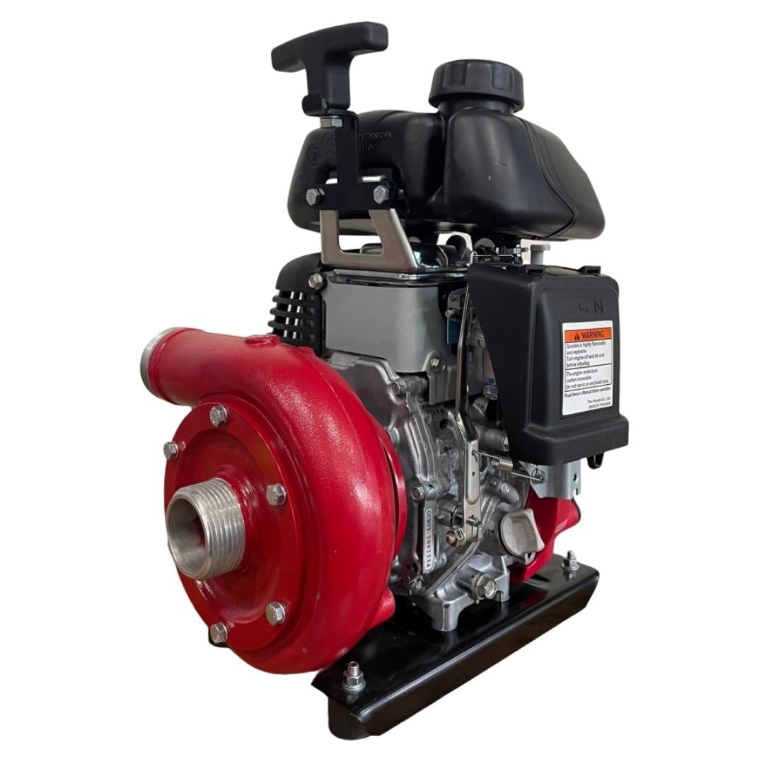 AN HSIN Portable Firefighting Pump, 350L Flow/60M Lift, Durable Cast ...