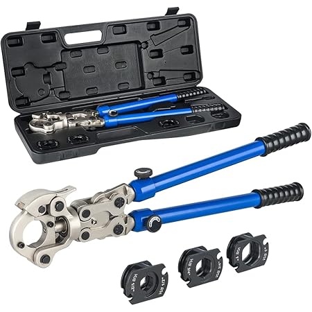 IWS-1632AF Copper Tube fittings Crimping tool with 1/2,3/4 and 1-inch ...