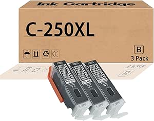 Amazon.com: C-250XL Replacement High Yield Ink Cartridge Compatible for ...
