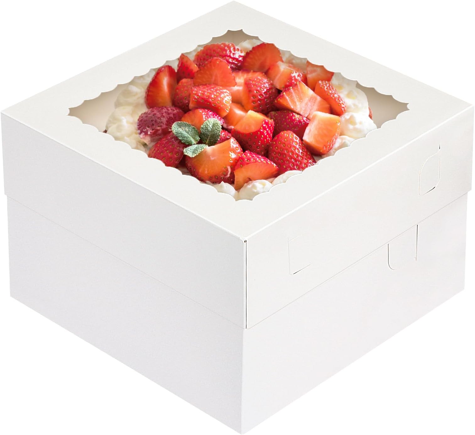 Amazon.com: Mcfleet 16pcs Cake Boxes 12 Inch 12x12x6 Tall Cake Boxes ...