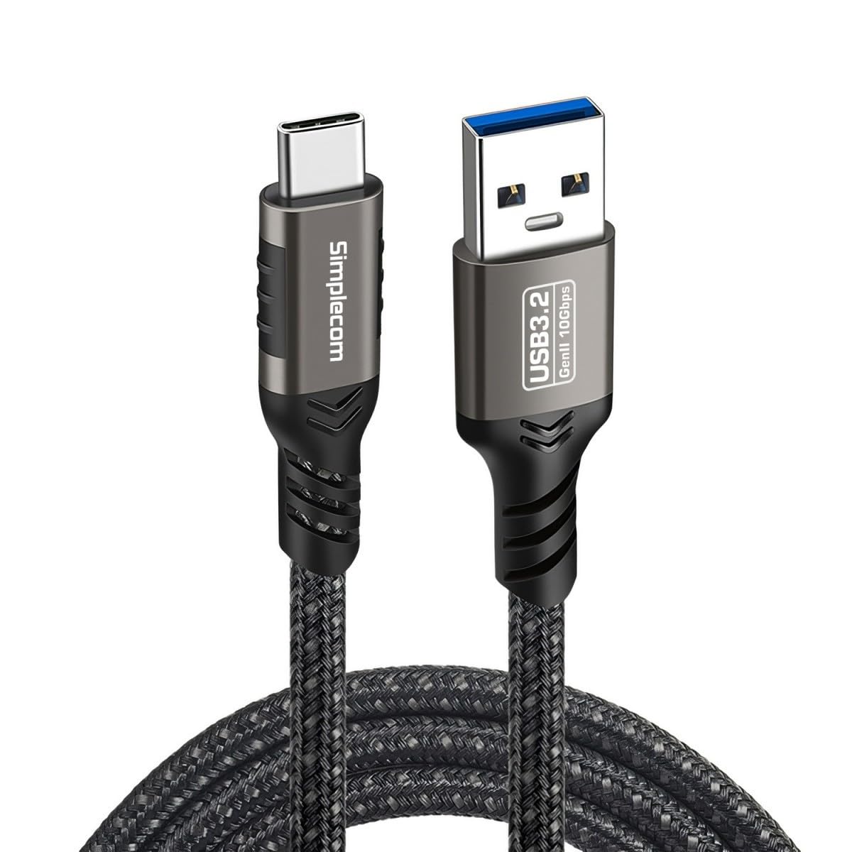Simplecom CAU520 USB-A to USB-C Data and Charging Cable USB 3.2 Gen2 ...