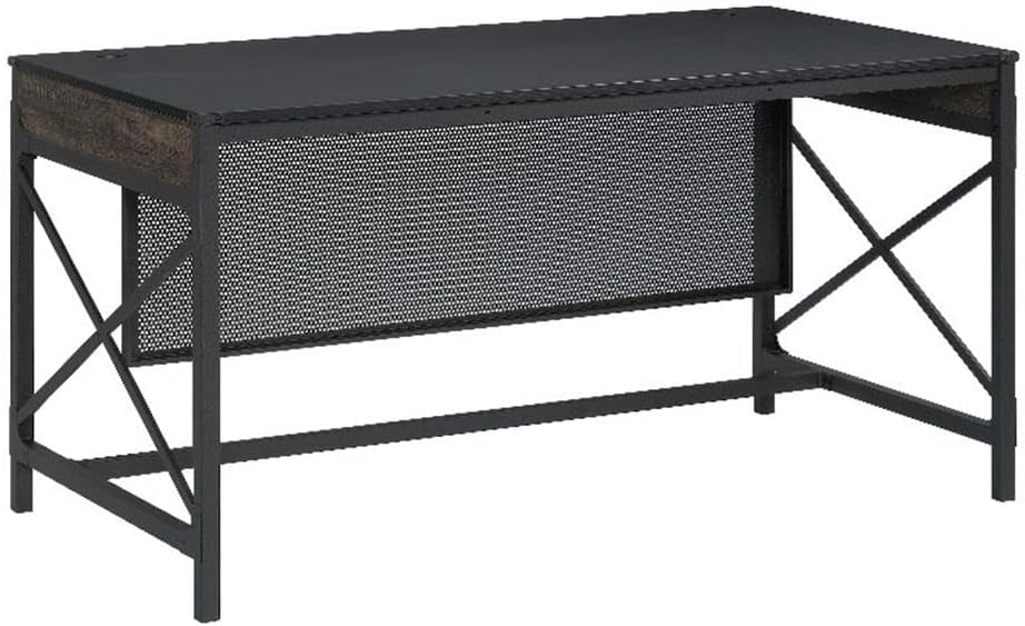 Amazon.com: Sauder Foundry Road Engineered Wood/Metal 60x30 Table Desk ...