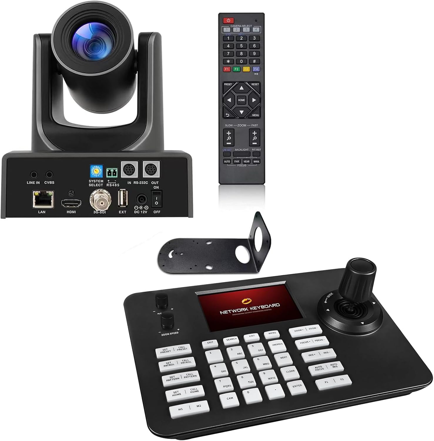 Amazon.com: Meeasier PTZ Camera Bundle with 20X Optical Zoom, 3G-SDI ...