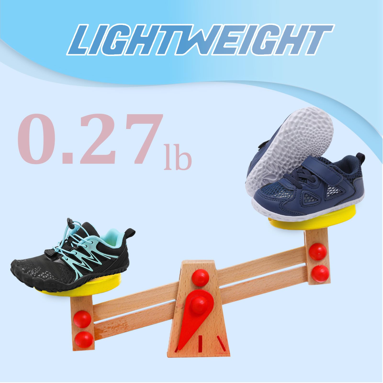Snapklik.com : Barefoot Wide Toe Box Shoes For Kids Mesh Flexible ...