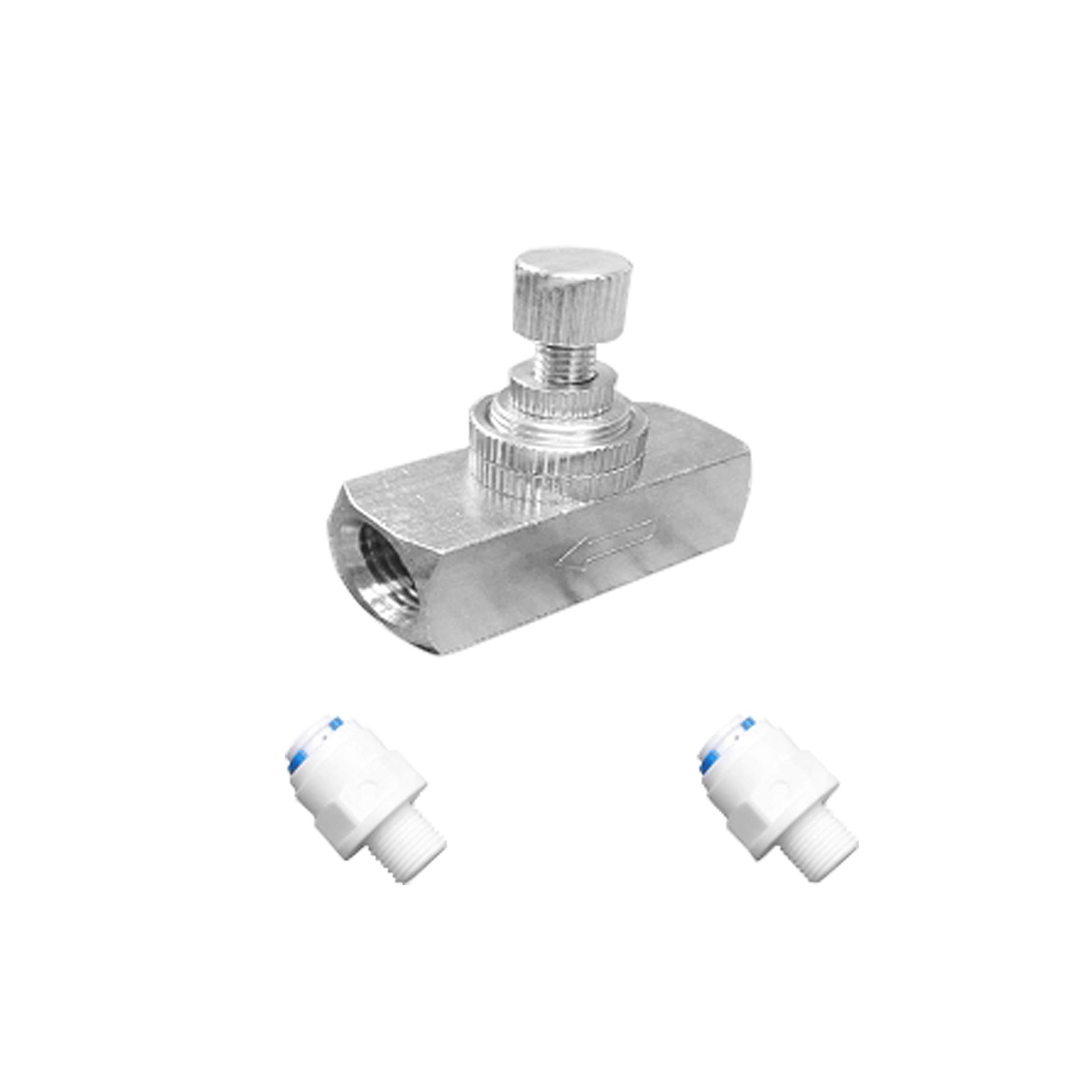 Amazon.com: Reverse Osmosis Flow Control Chrome Plated Valve, Included ...