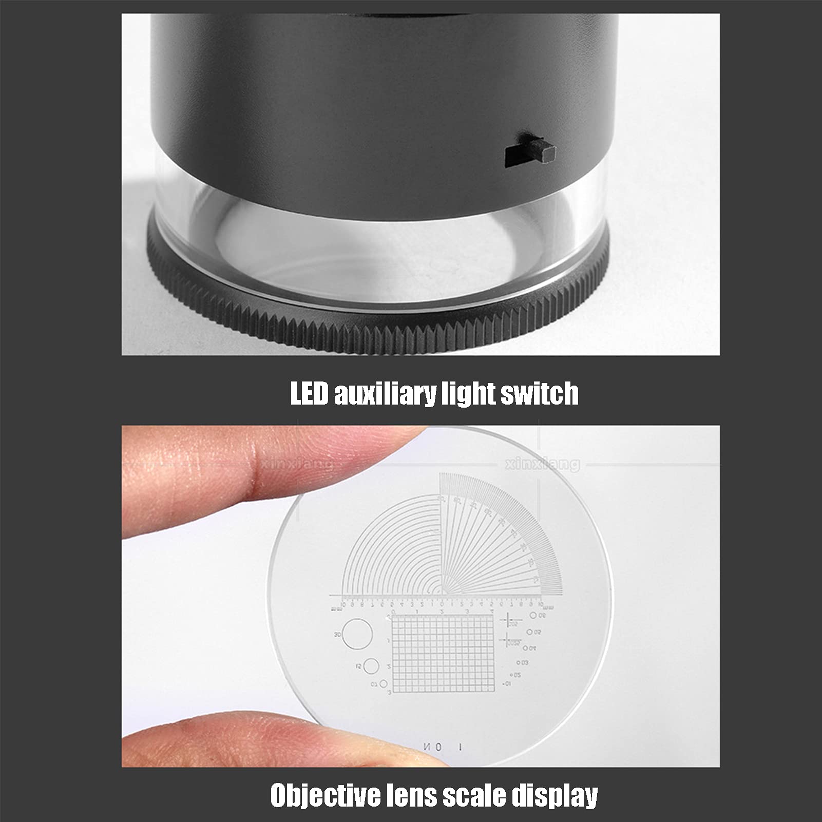 Snapklik.com : 10X Loupe Measuring Magnifier, Full Metal Cylindrical ...