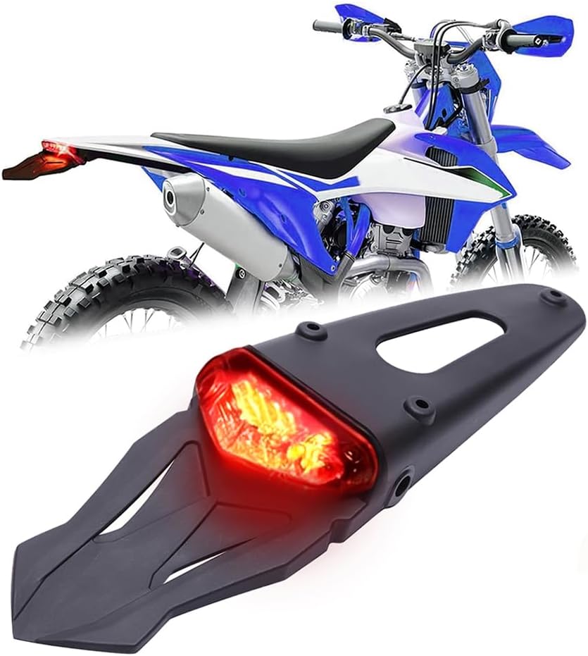 Amazon.com: DREAMIZER Rear Fender Red 12V LED Tail Light Brake Lamp For ...