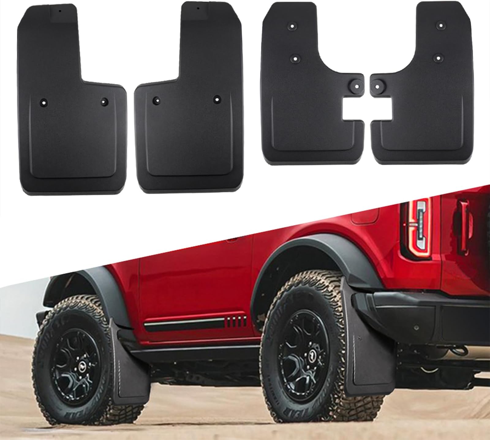 Amazon.com: Atubeix Mud Flaps for Ford Bronco Accessories 2021 2022 ...