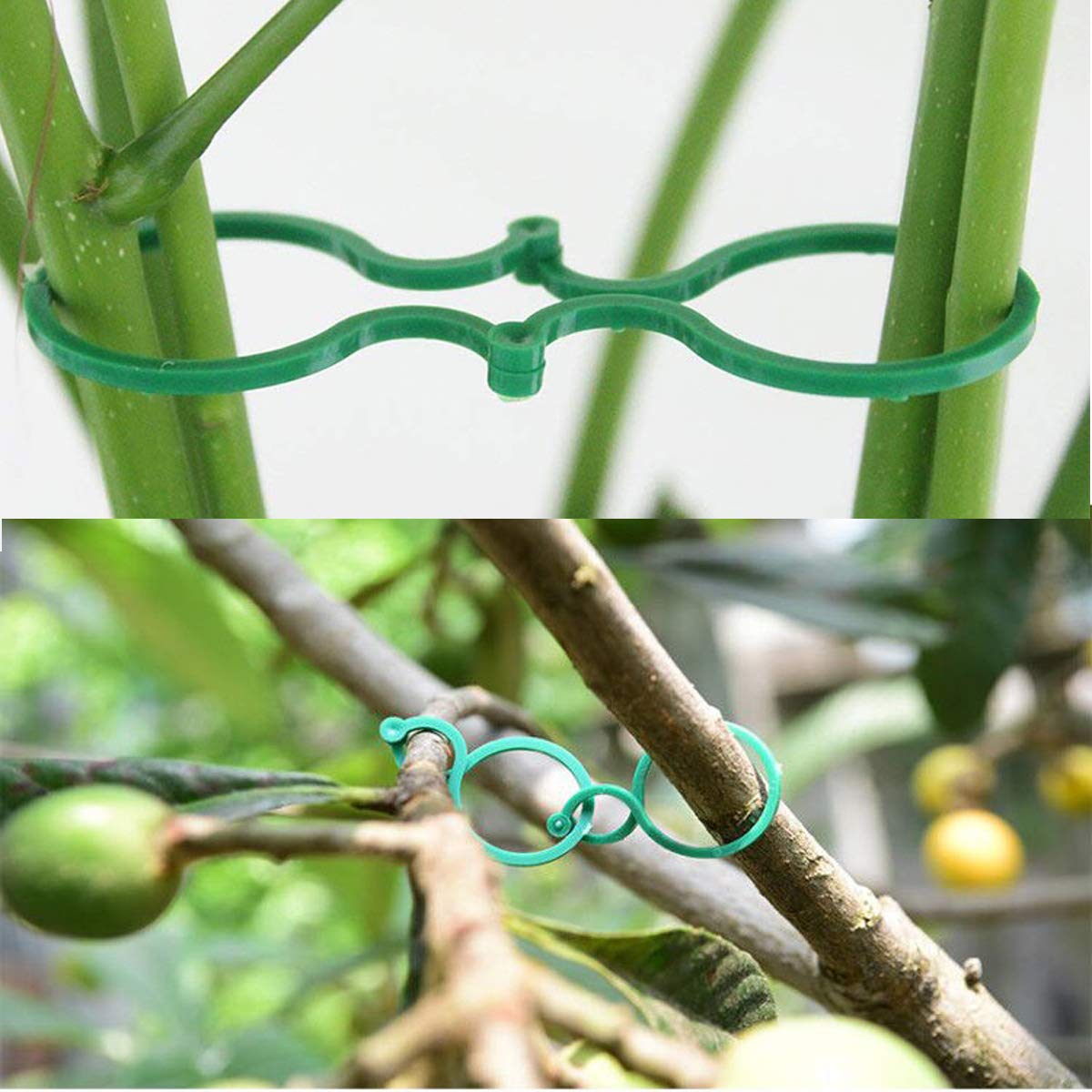 Snapklik.com : Plant Twist Clip Ties Garden Plant Support Clips ...