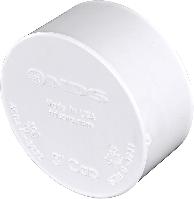 Amazon.com: NDS 3, Size PVC S&D Cap : Patio, Lawn & Garden