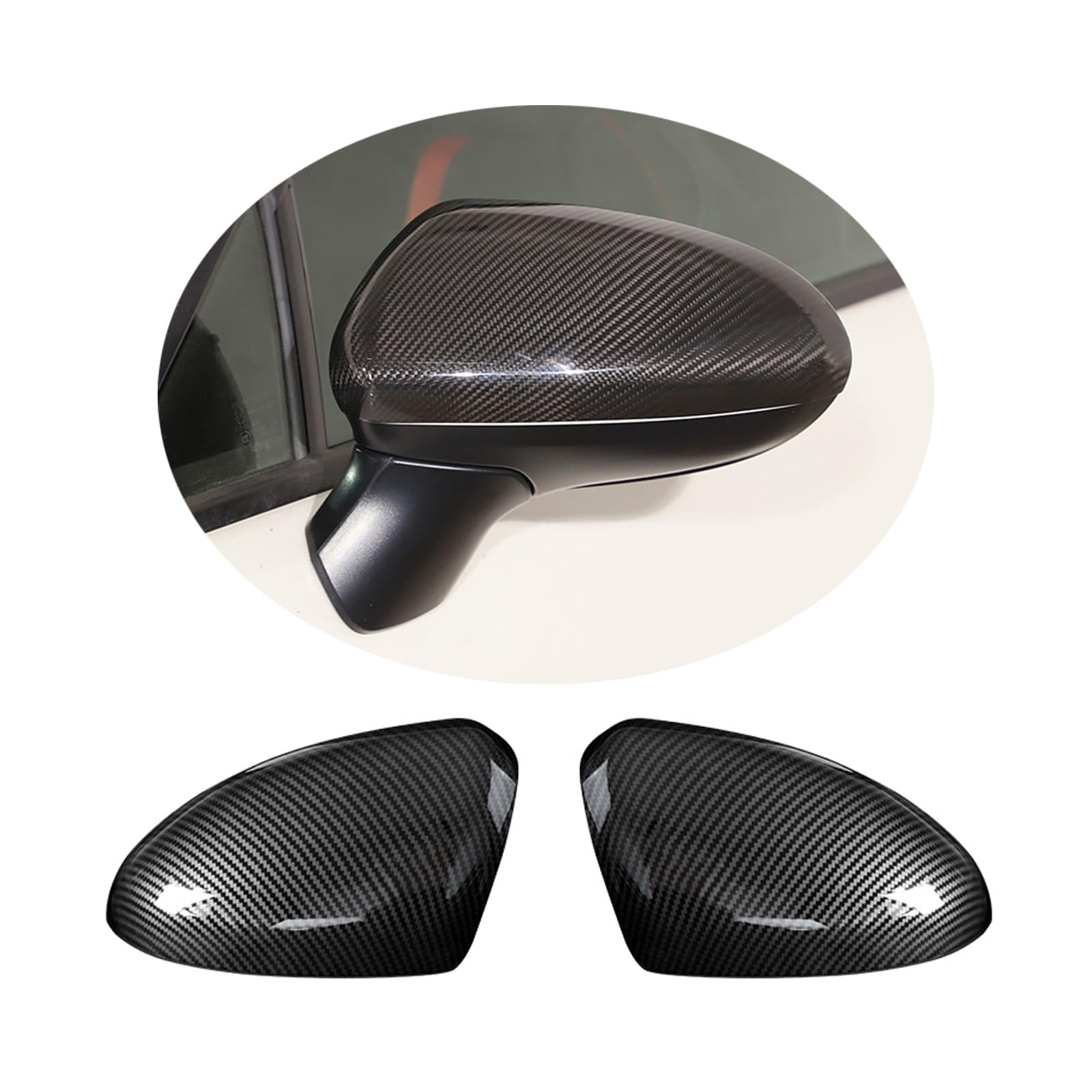 Amazon.com: BRZ GR86 2021–2023 Accessories, Carbon Fiber Pattern Mirror ...