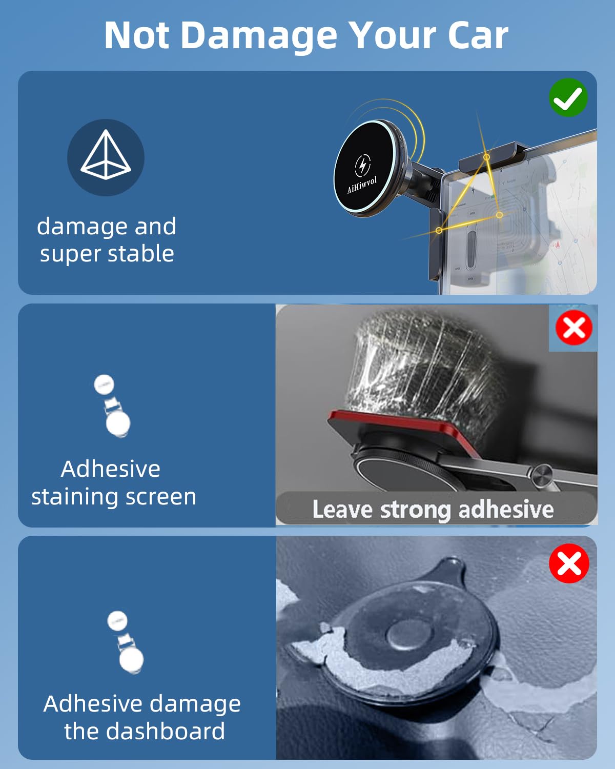 Snapklik.com : AiHiwvol For Qi2 15W Tesla Magsafe Charger Heat ...