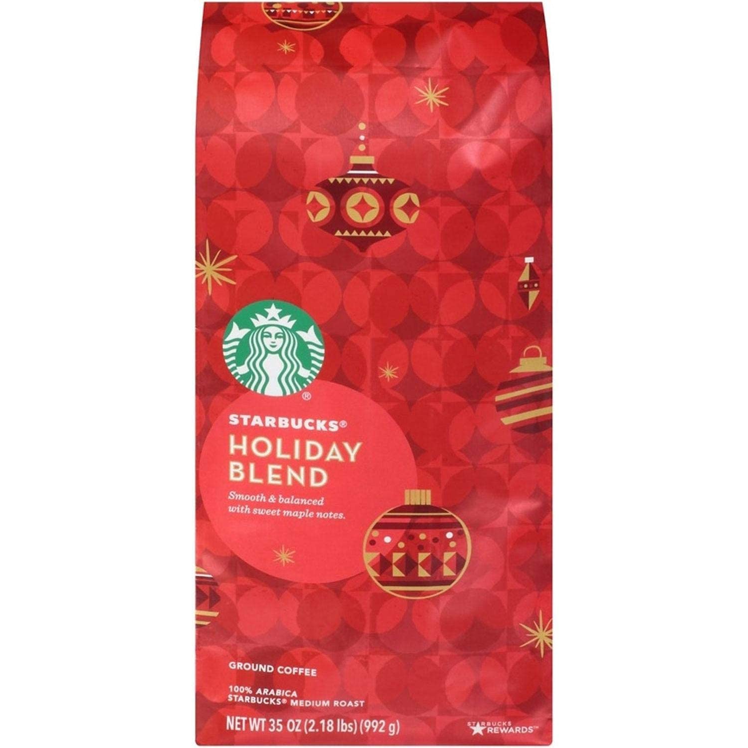 Amazon.com : Starbucks Holiday Ground Coffee, Herbal & Sweet, 35 Ounce ...