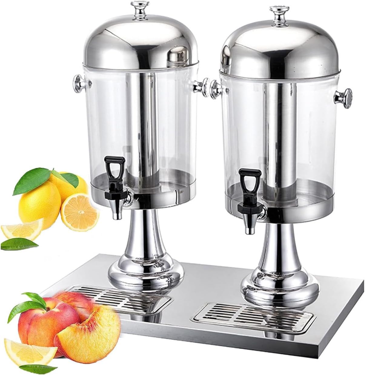 Amazon.com : AWUPBDKR Cold Hot Juice Dispenser, Stainless Steel Clear ...
