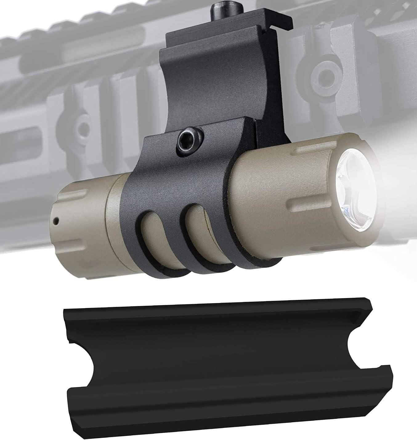 Amazon.com: Monstrum Ultra-Compact 100 Lumens Weapon Light with Offset ...