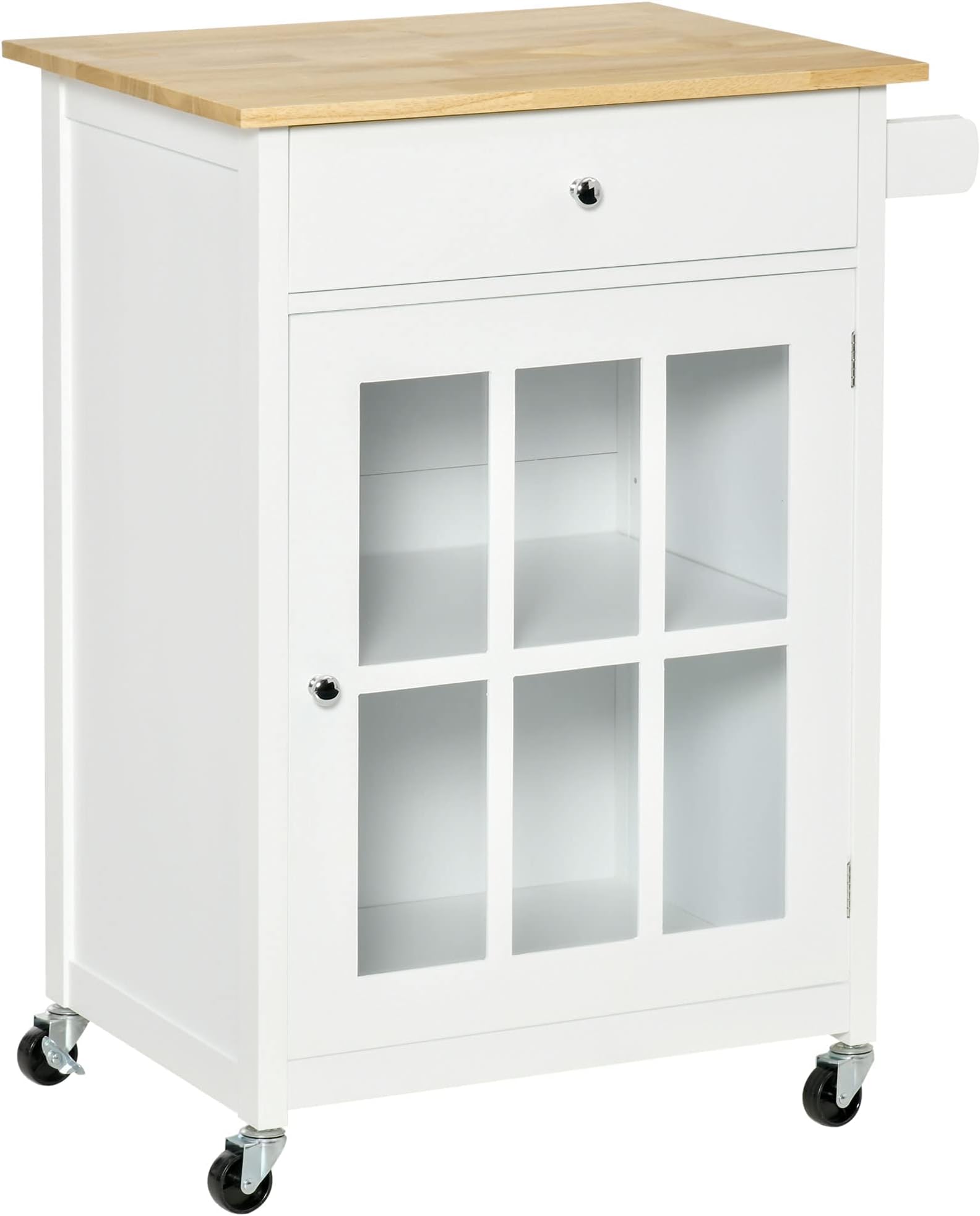 SoBuy FSB12-W Desserte Micro-Onde à roulettes Chariot Meuble de ...