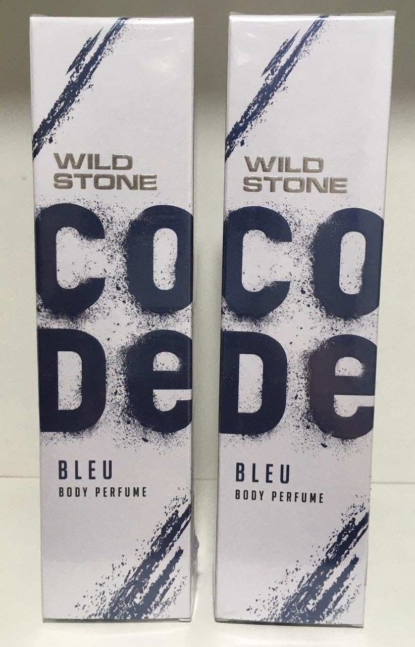 Buy WS Code Body Perfume Bleu 120ml Each, For Men, Pack Of 2pc Online ...