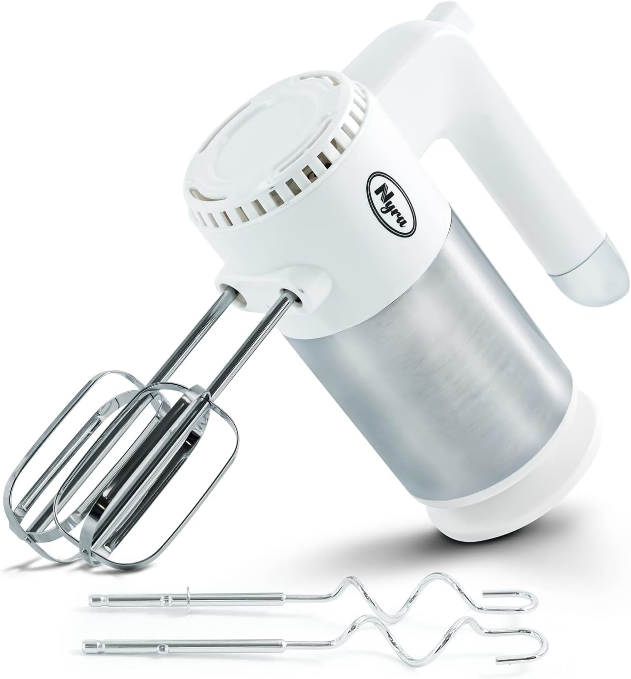 Nyra Hand Mixer Electric Whisk- 500W- 5 Speed Turbo Boost/Self-Control ...