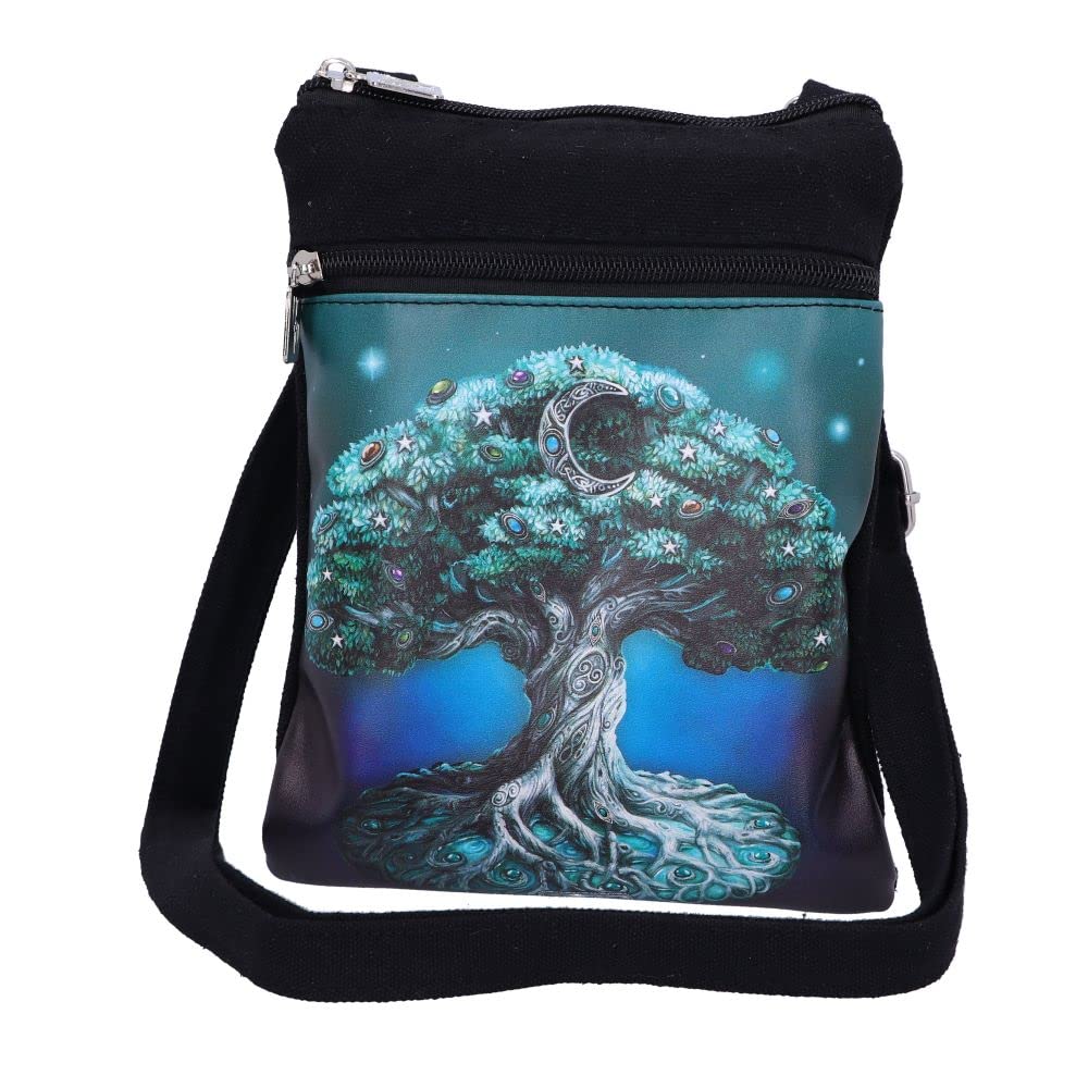 Nemesis Now Tree of Life Shoulder Bag, Black, 23cm : Amazon.co.uk: Fashion