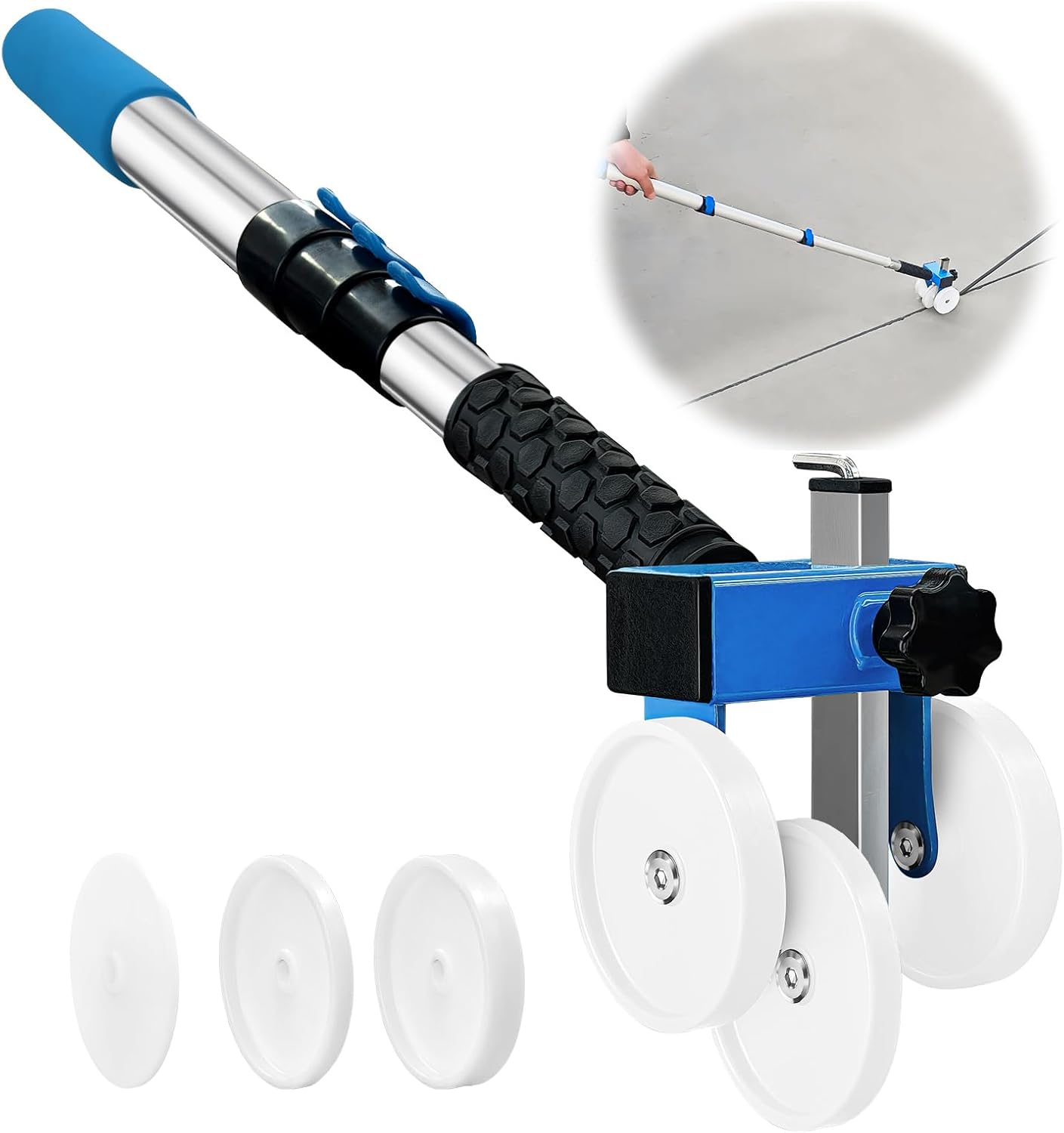 LookFox Backer Rod Insertion Tool with Extension Pole, Depth-Adjustable ...