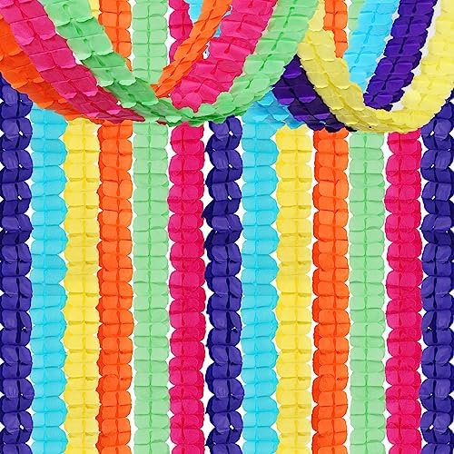 Amazon.com: Rainbow Mexican-Theme Party-Decorations Streamers Garland ...