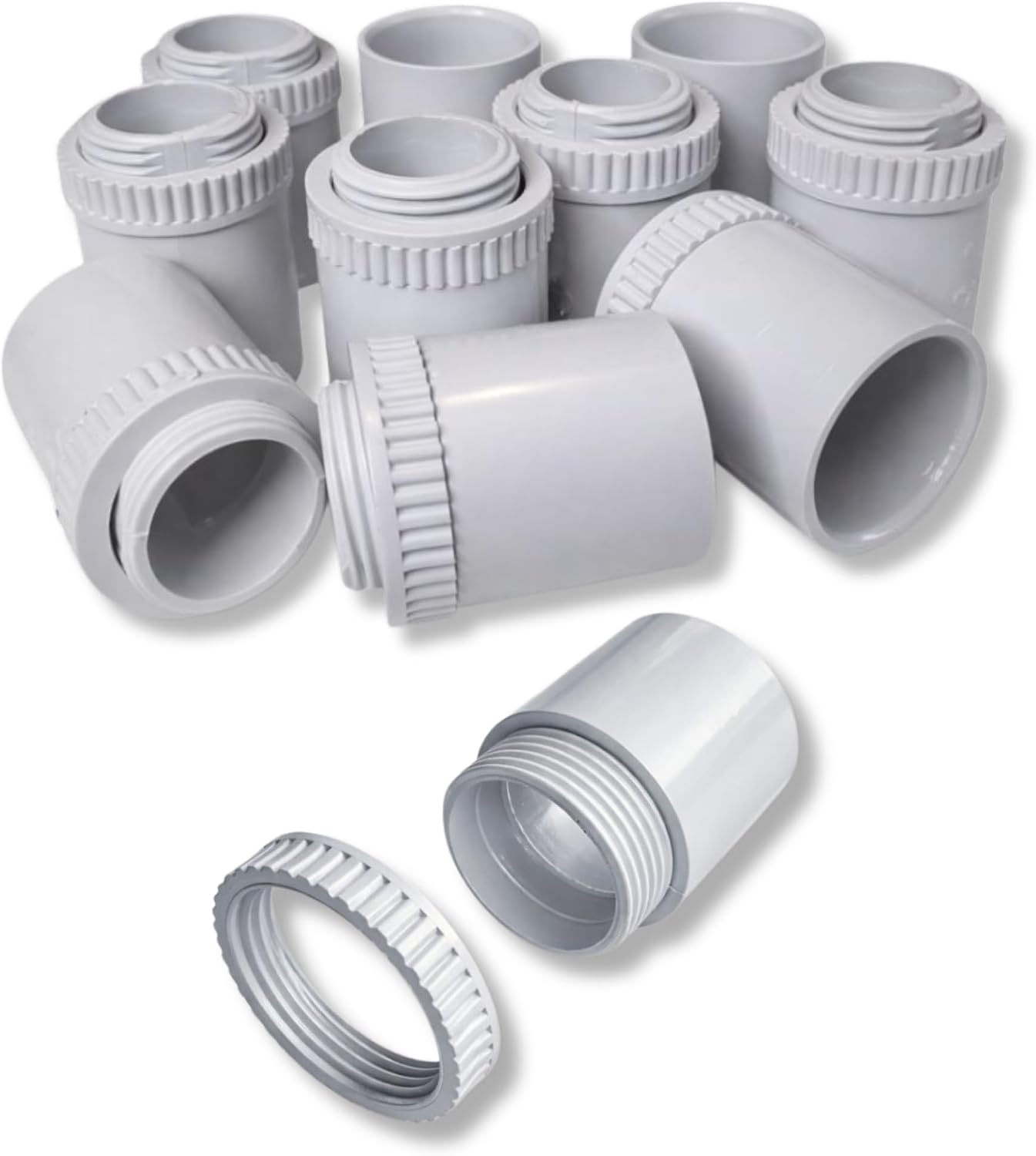 20mm PVC Male Conduit Adaptor White – Pack of 10 : Amazon.co.uk: DIY ...
