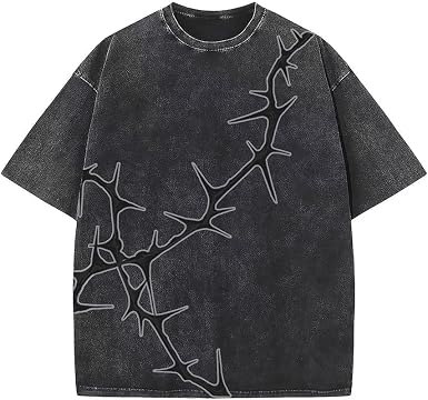 Y2K Graphic T-Shirts Vintage Oversized Tees Streetwear Casual Acid ...