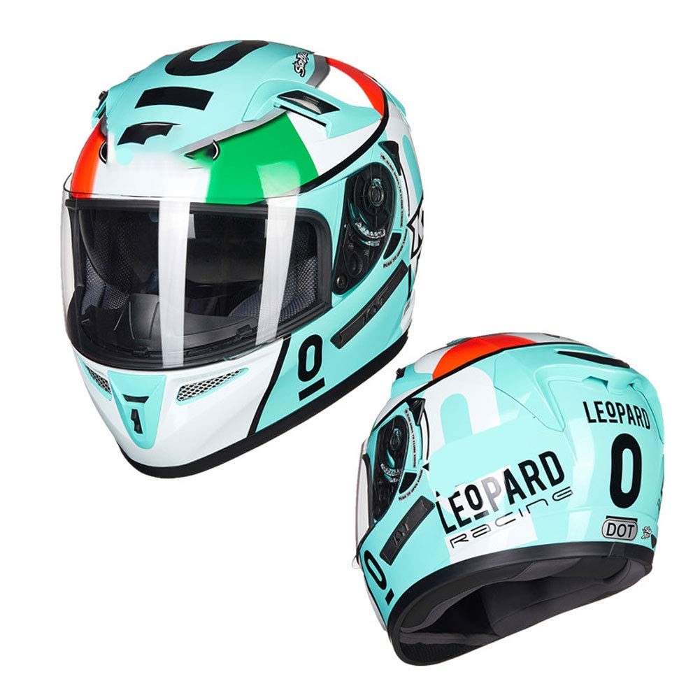 Motorcycle Helmet Gp Track Helmet Double Lens Riding Full Helmet ...