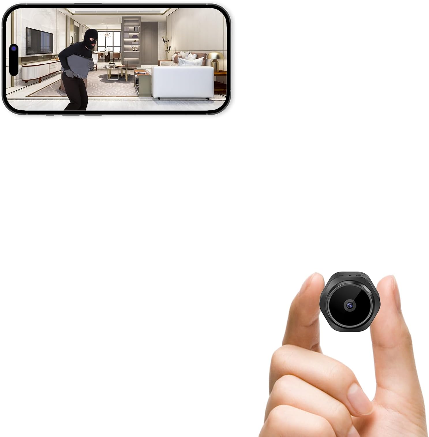 Amazon.com : Splemin Hidden Cameras 1080P HD Smallest Wireless Security ...