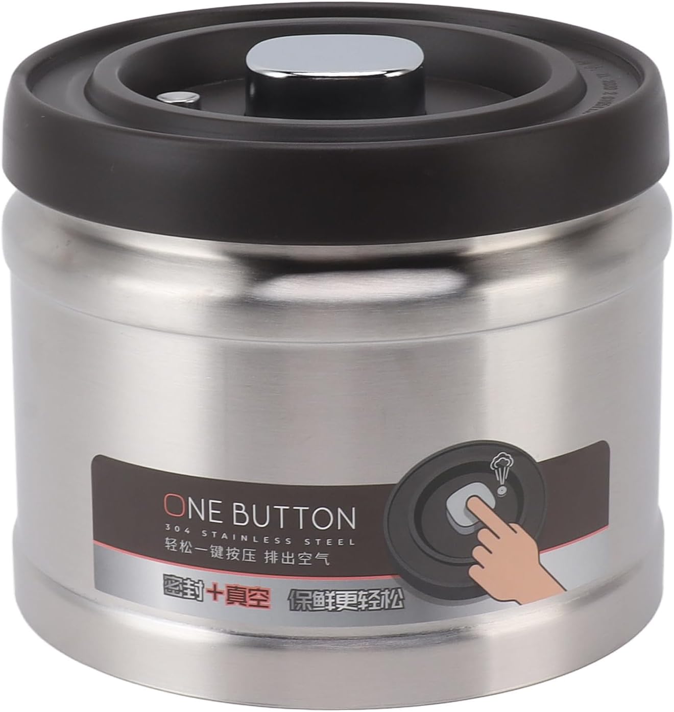 Uandhome Airtight Coffee Canister, Vacuum Storage Jars with Pump, Large ...