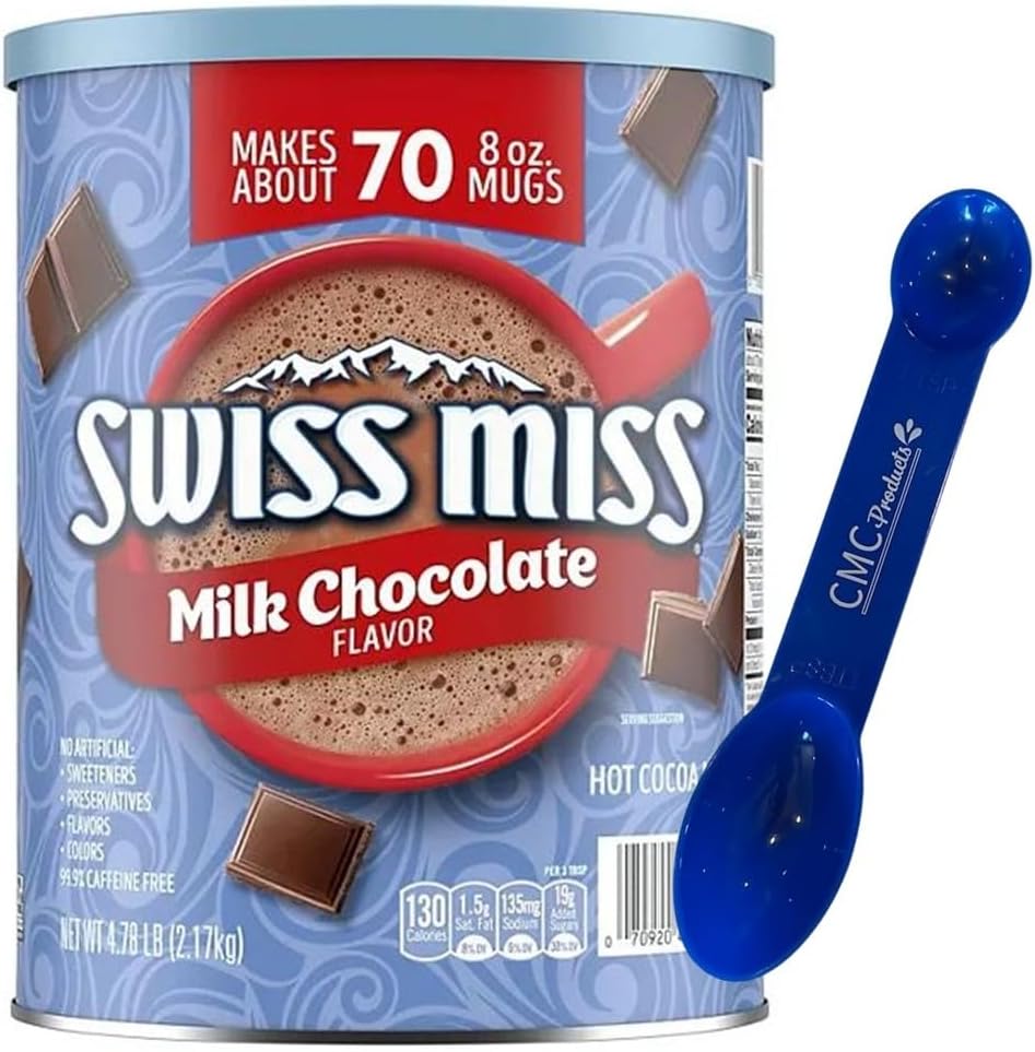 Amazon.com : Swiss Miss Milk Chocolate Hot Cocoa Mix (Canister, (76.5 ...