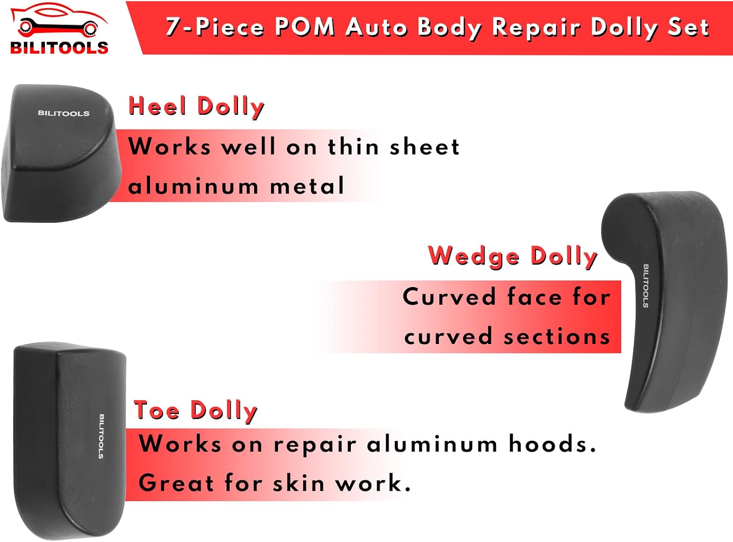 Buy BILITOOLS Aluminum Auto Body Repair Tools, Specifical Aluminum ...