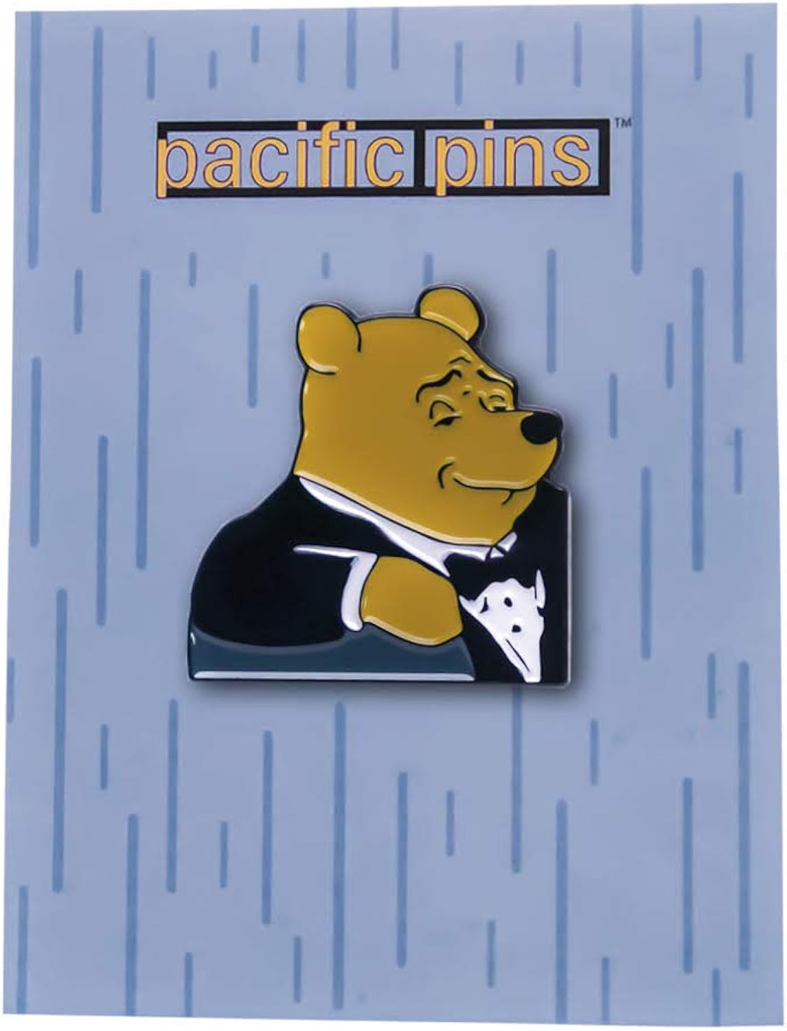 Fancy Winnie The Pooh Meme Enamel Pin | Fancy Winnie The Pooh Meme Pin ...