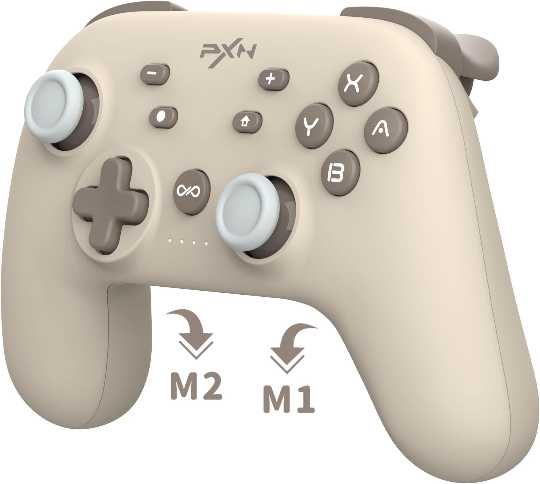 ECHTPower Manette Switch LED Blanc, Manettes Pro sans Fil Switch ...