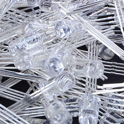 PRAV 1X(100 pcs 5mm RGB(Common Anode) LED Diode Lights DC 2V/3V 20mA ...