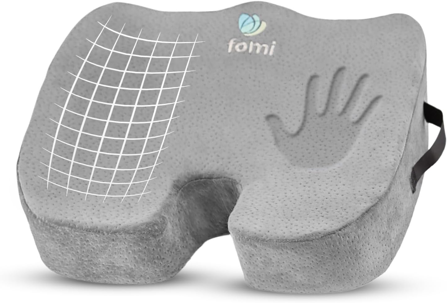 Amazon.com: FOMI Extra Thick Firm Coccyx Orthopedic Memory Foam Seat ...