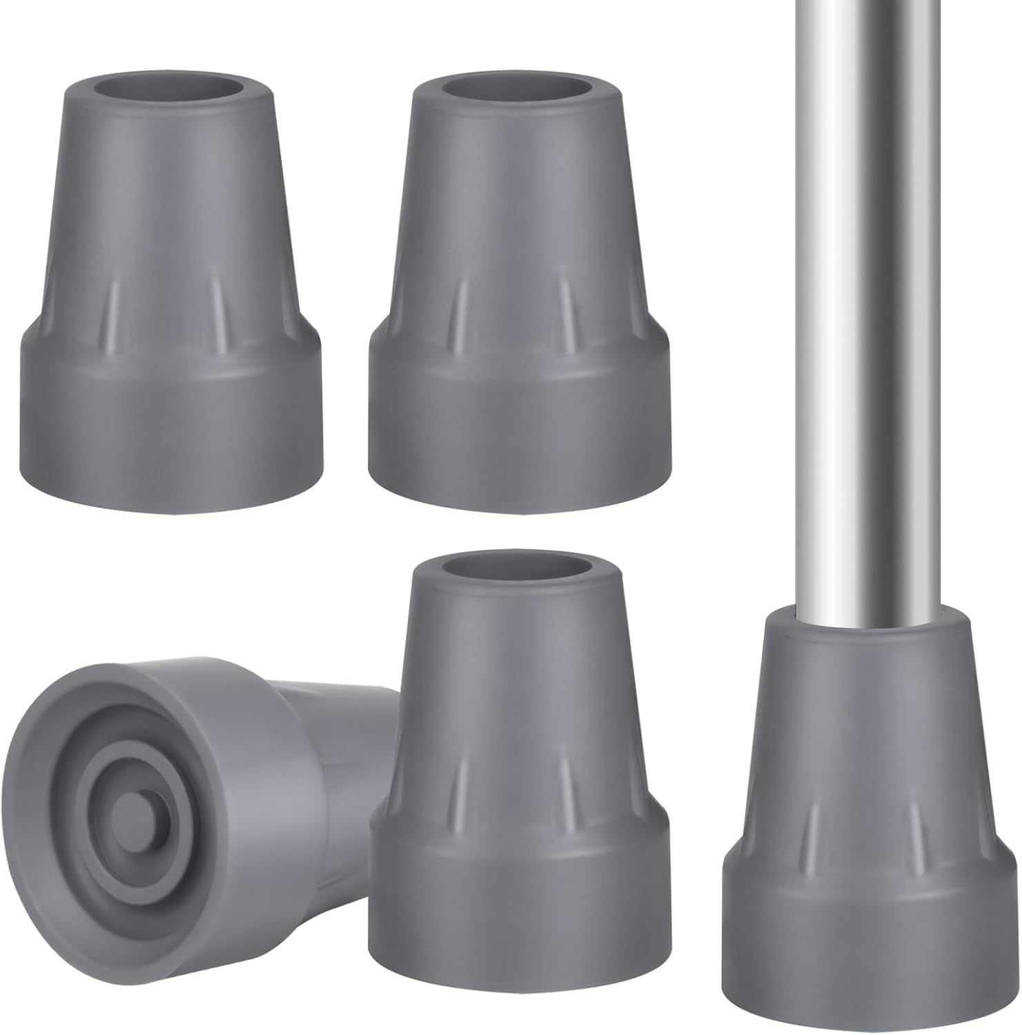 Amazon.com: Crutch Tips Heavy Duty Replacement Rubber Cane,Hiking ...