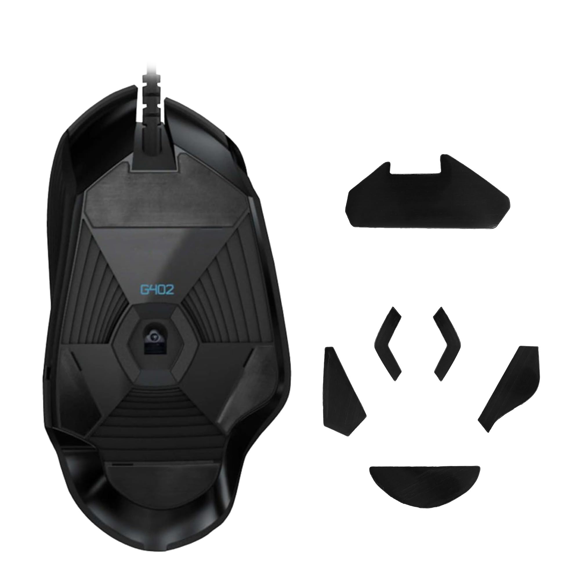kwmobile Mouse Feet Replacement Compatible with Logitech G402 Computer ...