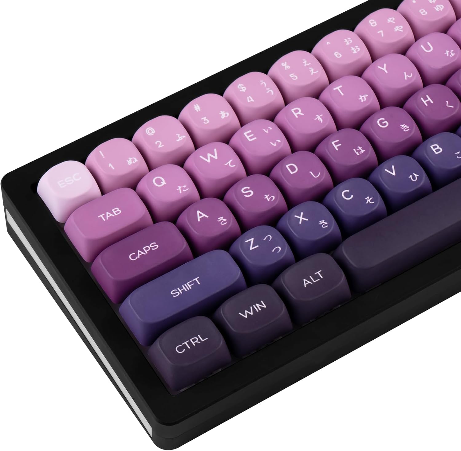 Amazon.com: TIMSEKER PBT Japanese MOA Profile Keycaps Cute, 124 Keys ...