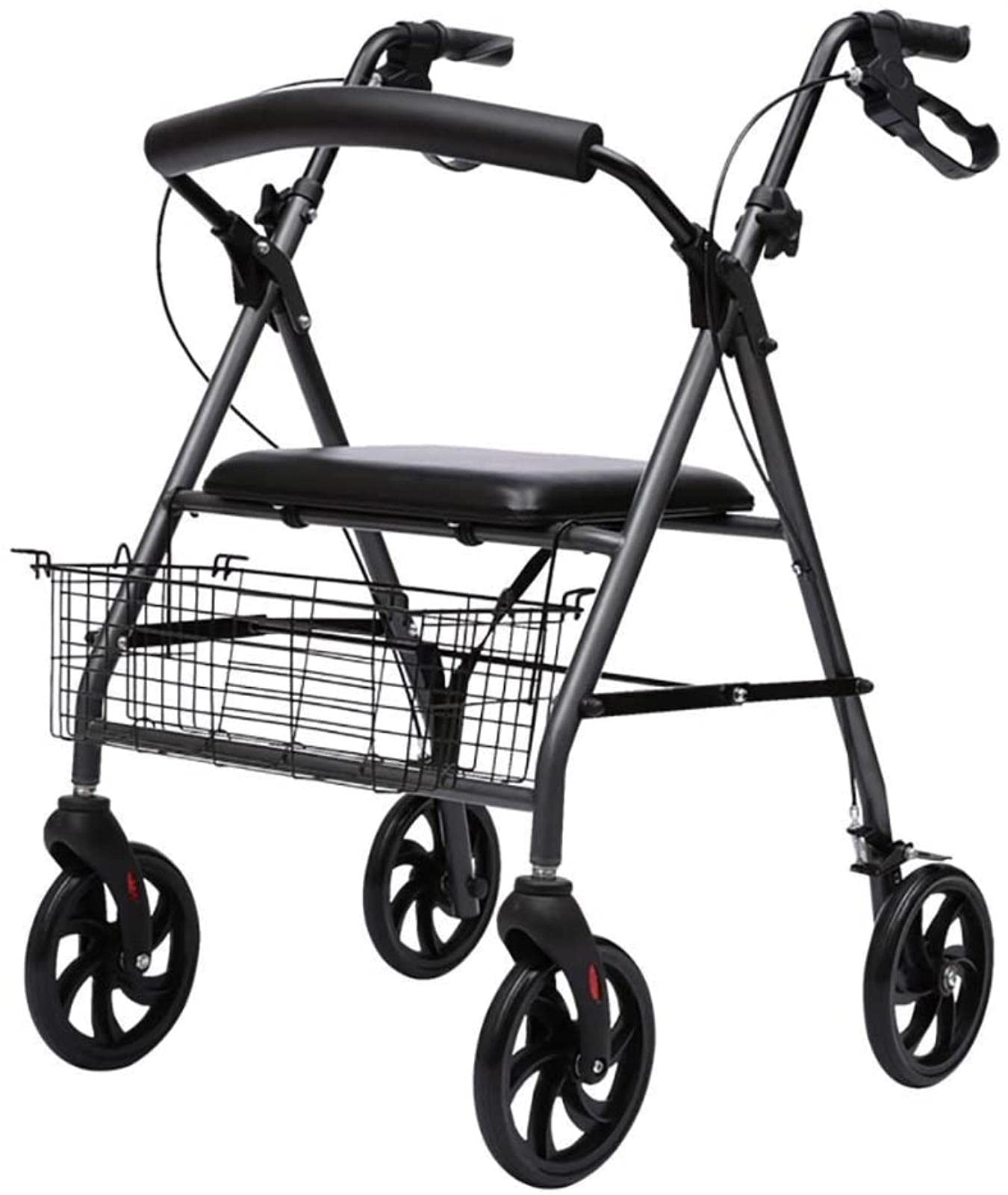Buy Aluminum Foldable Rollator/Walking Mobility Aid/Shopping Cart ...