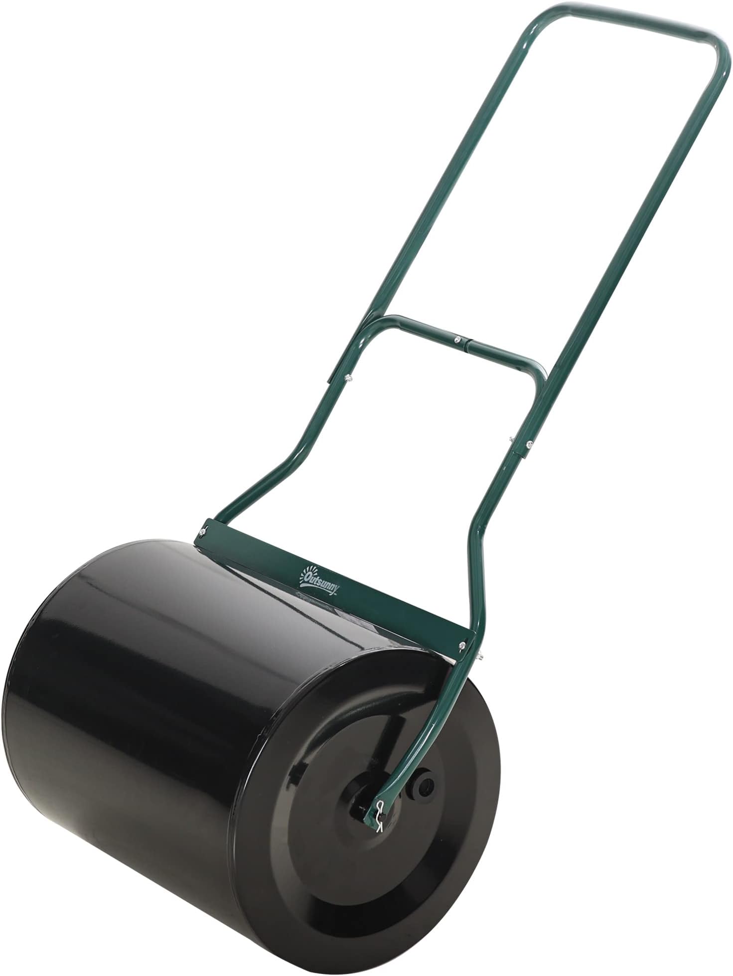 Amazon.com : Kcelarec 19.5 Inch Push/Tow Behind Lawn Roller Filled with ...