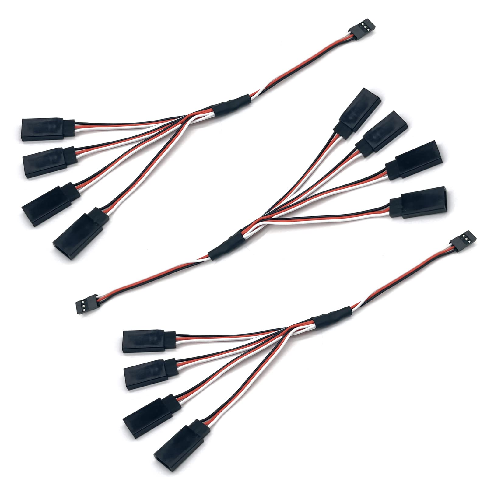 Snapklik.com : 5pcs JR Y Connector Servo Extension Cable 3 Pin JR Plug ...